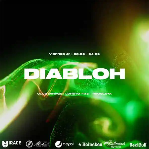 Entradas DIABLOH - CLUB MIRAGE - EcoPass