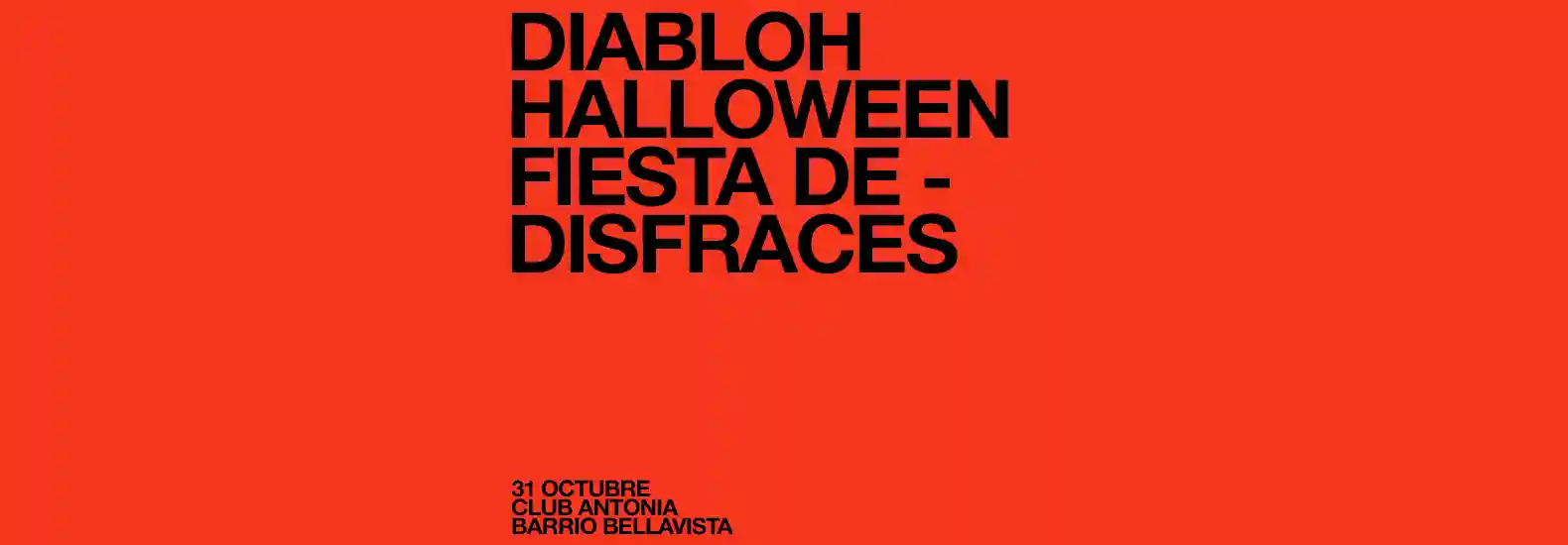 Entradas DIABLOH - HALLOWEEN - EcoPass