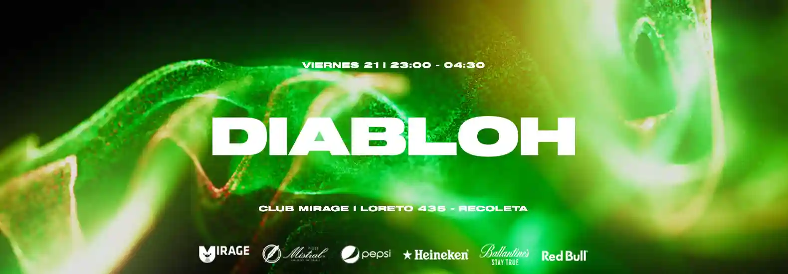 Entradas DIABLOH - CLUB MIRAGE - EcoPass